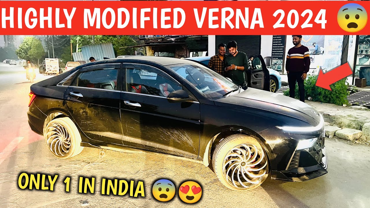 2024 HYUNDAI VERNA MODIFIED | ALLOY WHEELS | STAR LIGHTS | MUSIC SYSTEM ...