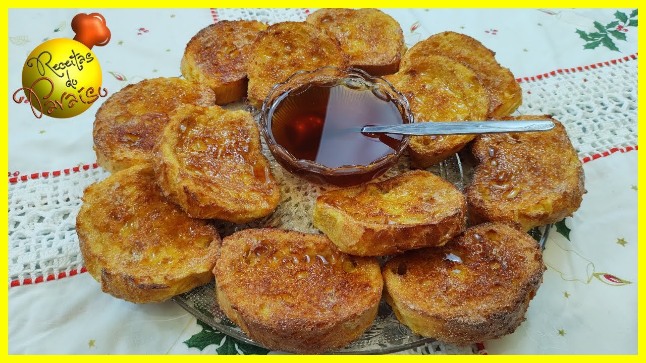 RABANADAS NO FORNO, COM CALDA DE VINHO DO PORTO | 🍎 Receitas do Paraíso ...