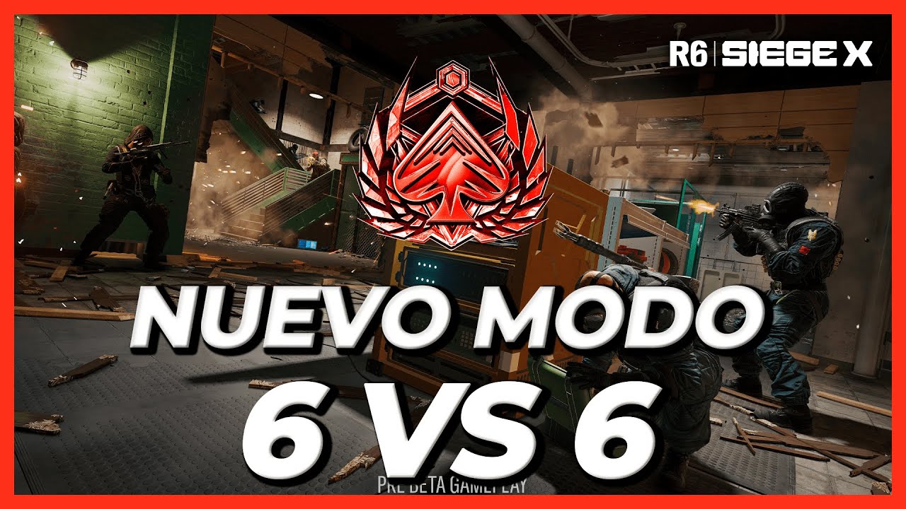 NUEVO MODO 6VS6 | contra Vegeta777 y aXoZer | SIEGE X - YouTube