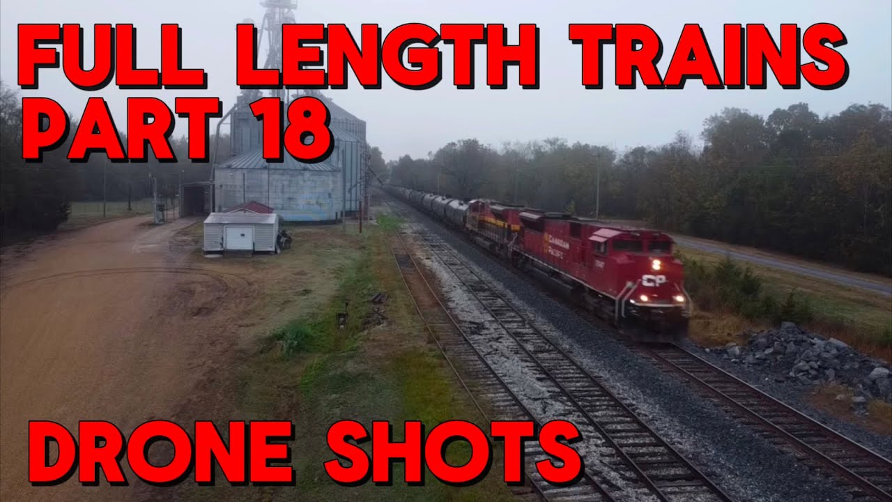 Drone shots. Full length trains part 18 - YouTube