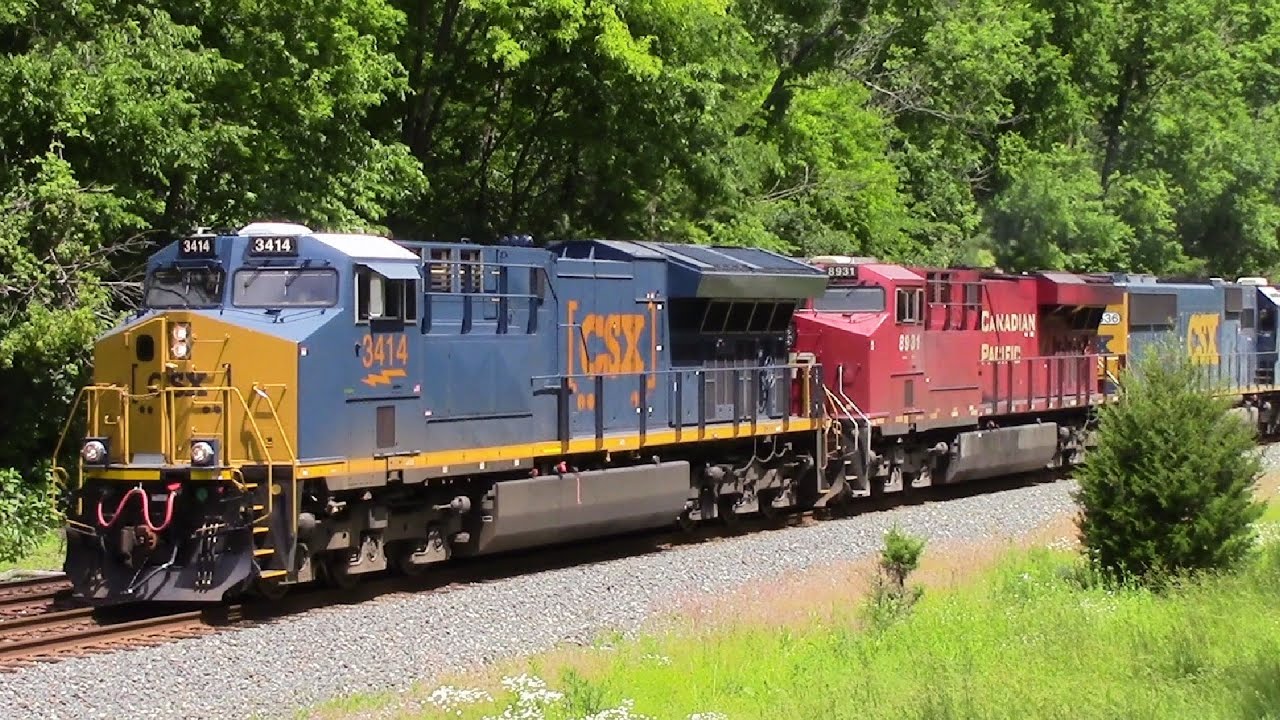 Railfanning The CSX Toledo Division in Vandalia, OH on 6-8-16! - YouTube