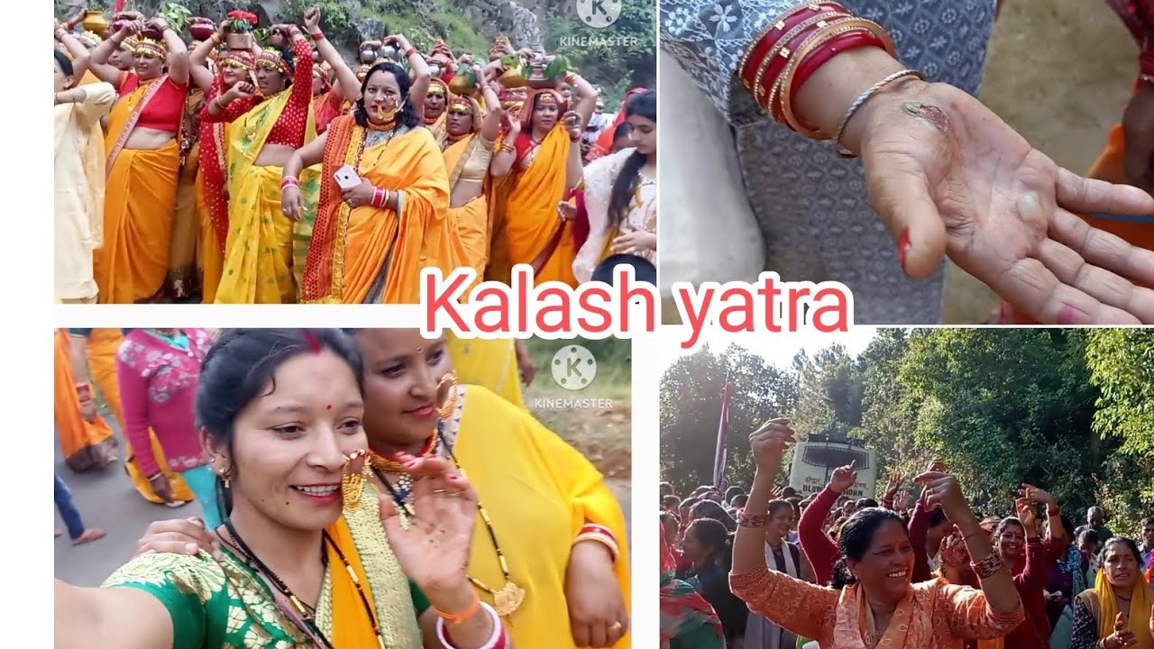 maa ka hath jal gya.🥺aur humne Kri AJ Kalash yatra ️#delly vlog# pooja ...