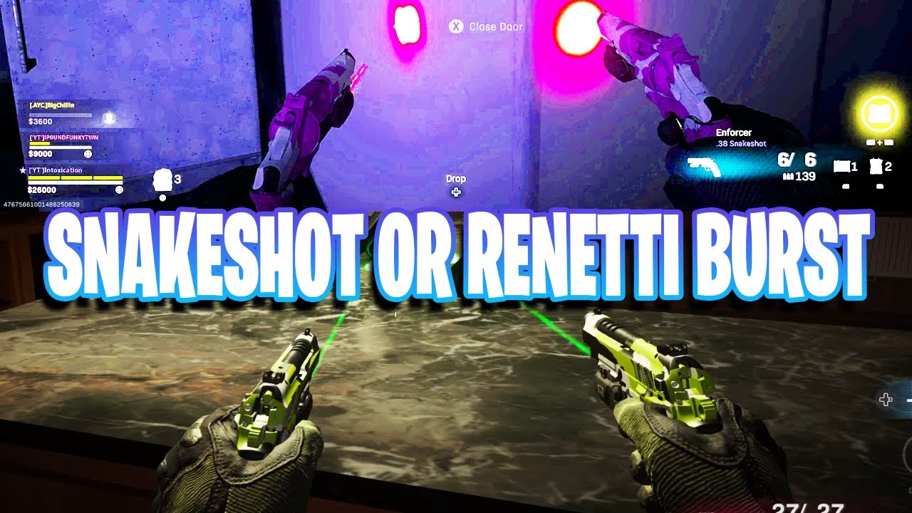 Akimbo Snakeshot .357 vs Akimbo Renetti Burst! Which Is Better And Why ...