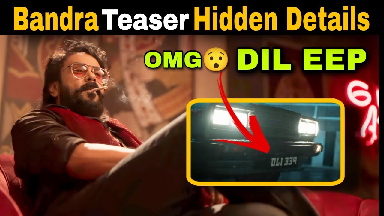 Bandra Teaser Hidden Details | Details You Missed | Dileep | Arun Gopi ...