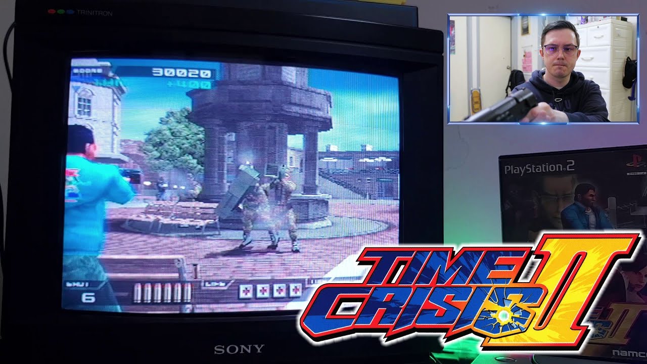 Time Crisis II Gameplay on an original Playstation 2 with a Trinitron ...