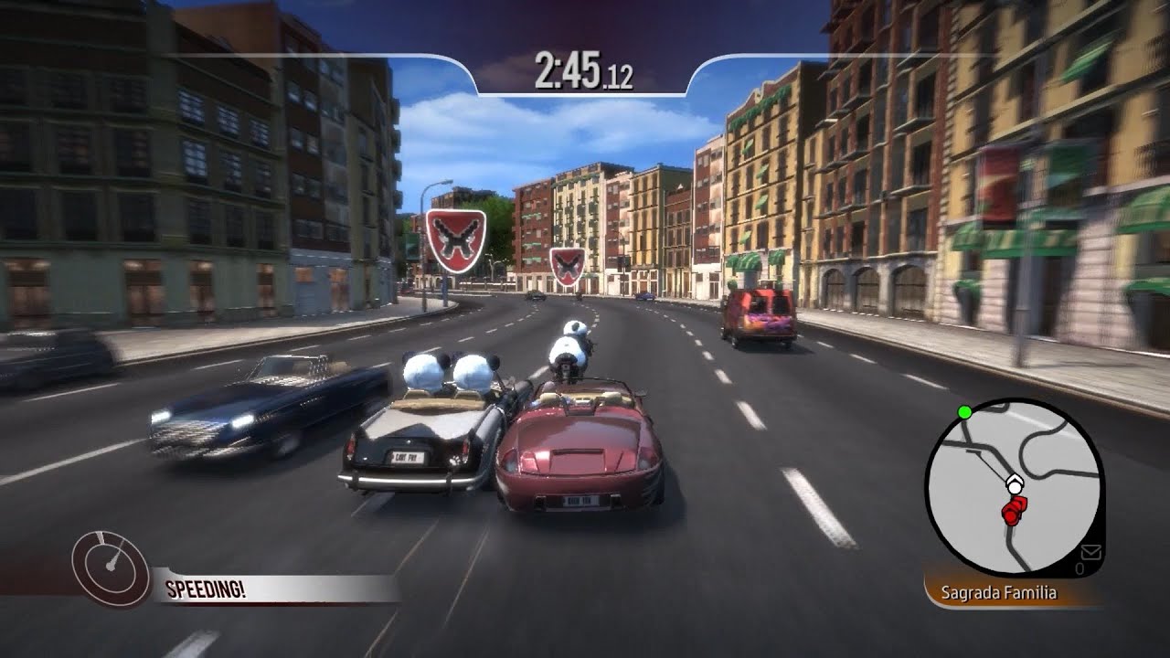 Wheelman - PS3 - Fugitive - Escape From Villa Olimpica (Blind) - YouTube