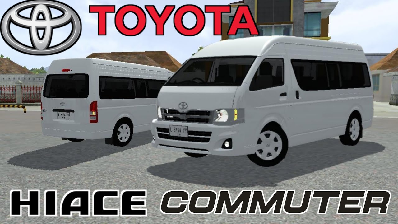 Mod Bussid Toyota Hiace 2012 Commuter - YouTube