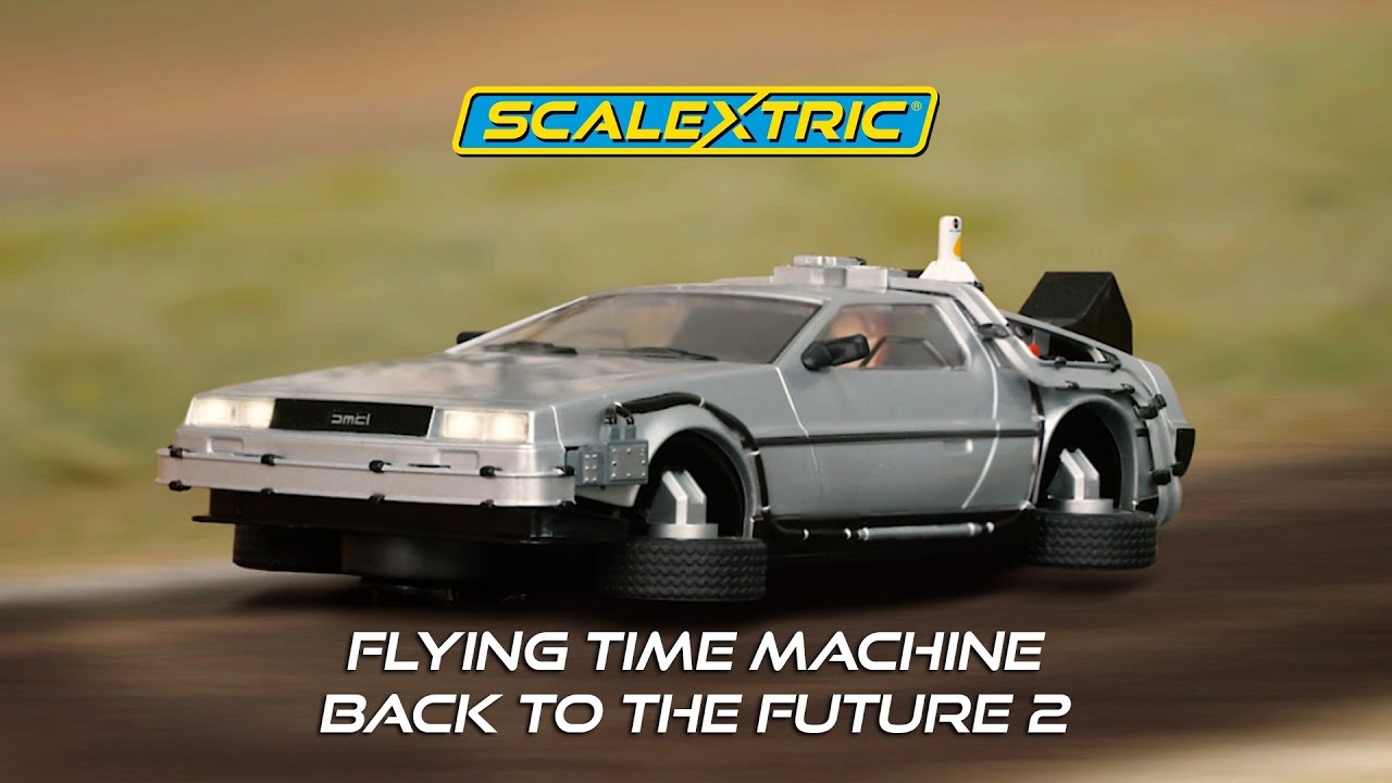 Scalextric | Flying Time Machine - Back To The Future 2 - YouTube