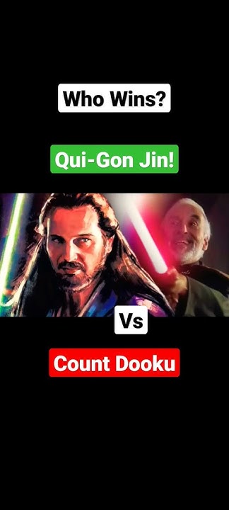 Qui-Gon Jin Vs Count Dooku?! - YouTube