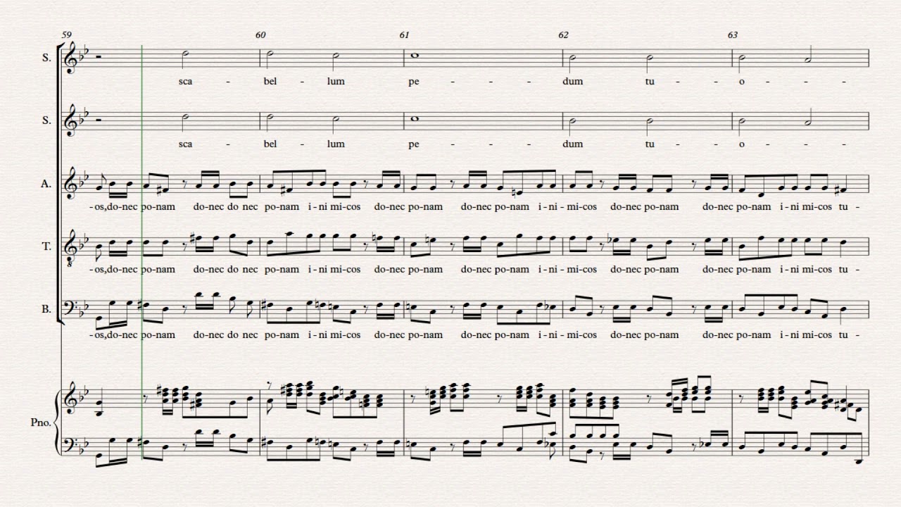 DIXIT DOMINUS - G.F. Handel, Tenor Rehearsal Track - YouTube