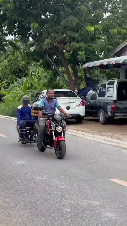 พ่วงหลังมอเตอร์ไซค์ Youtube