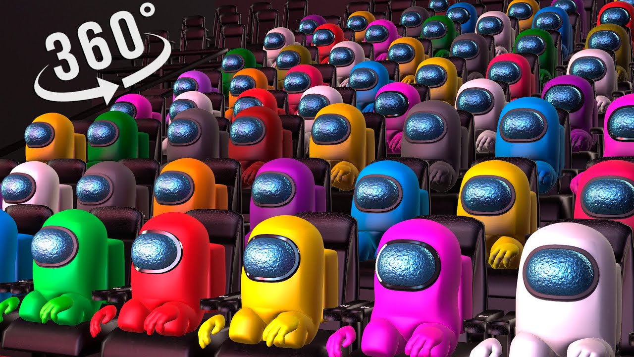 Among Us 360° - Cinema Hall. The Ring Horror Movie With Zombies ...