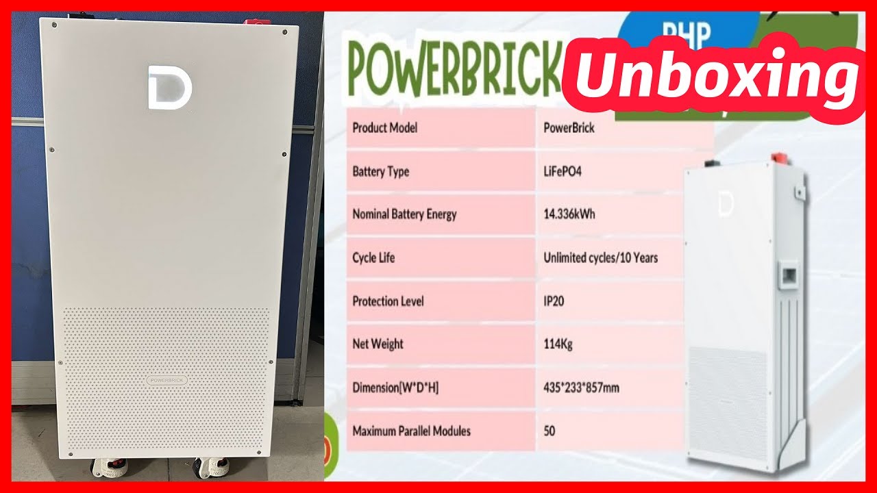 Power Brick Solar Battery Storage! - YouTube