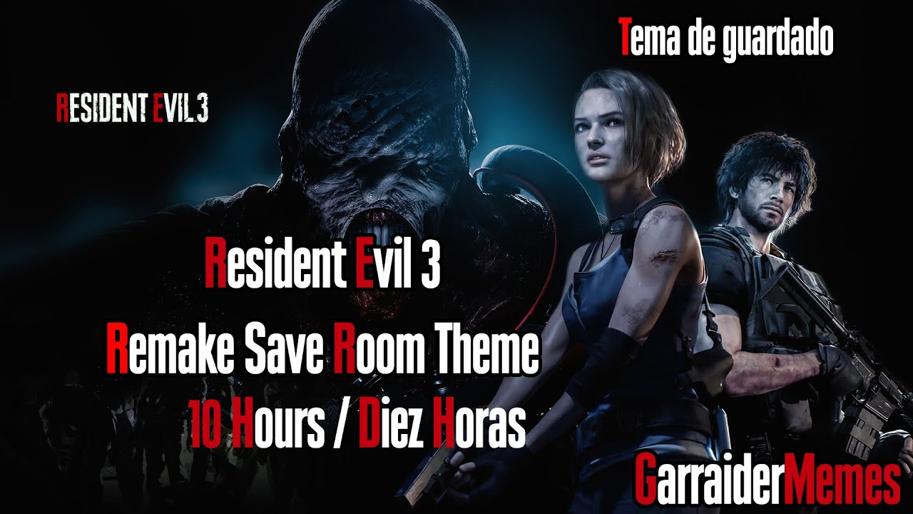 Resident Evil 3 Remake OST - Save Room Theme (10 hours) - YouTube