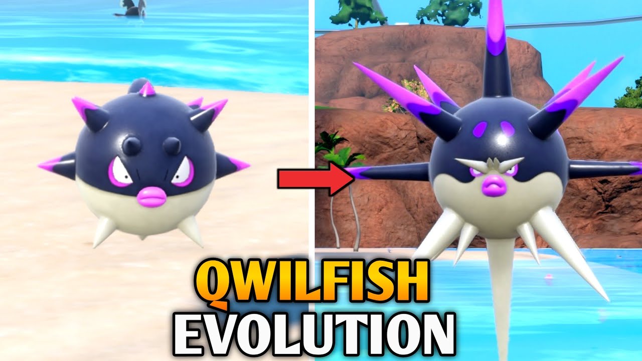 How To Evolve Qwilfish Into Overqwil In Pokemon Scarlet & Violet ...
