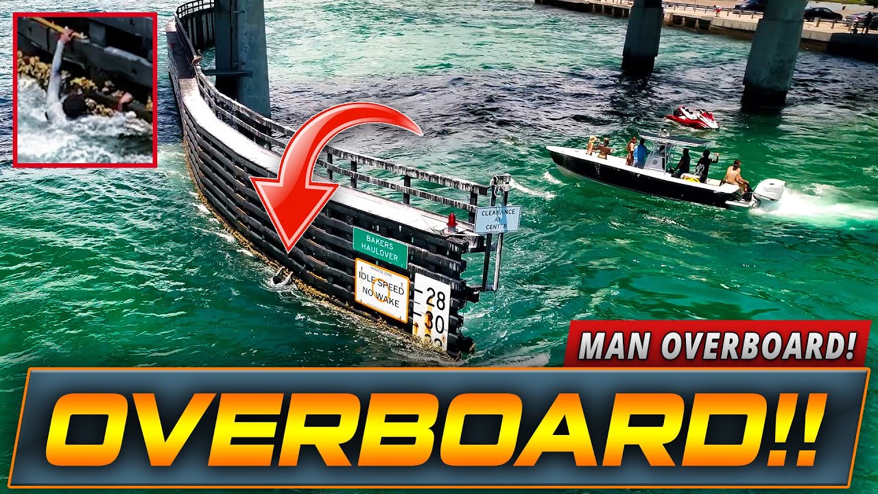 Man Goes OVERBOARD at Haulover Inlet and Screams for Help! | Haulover ...