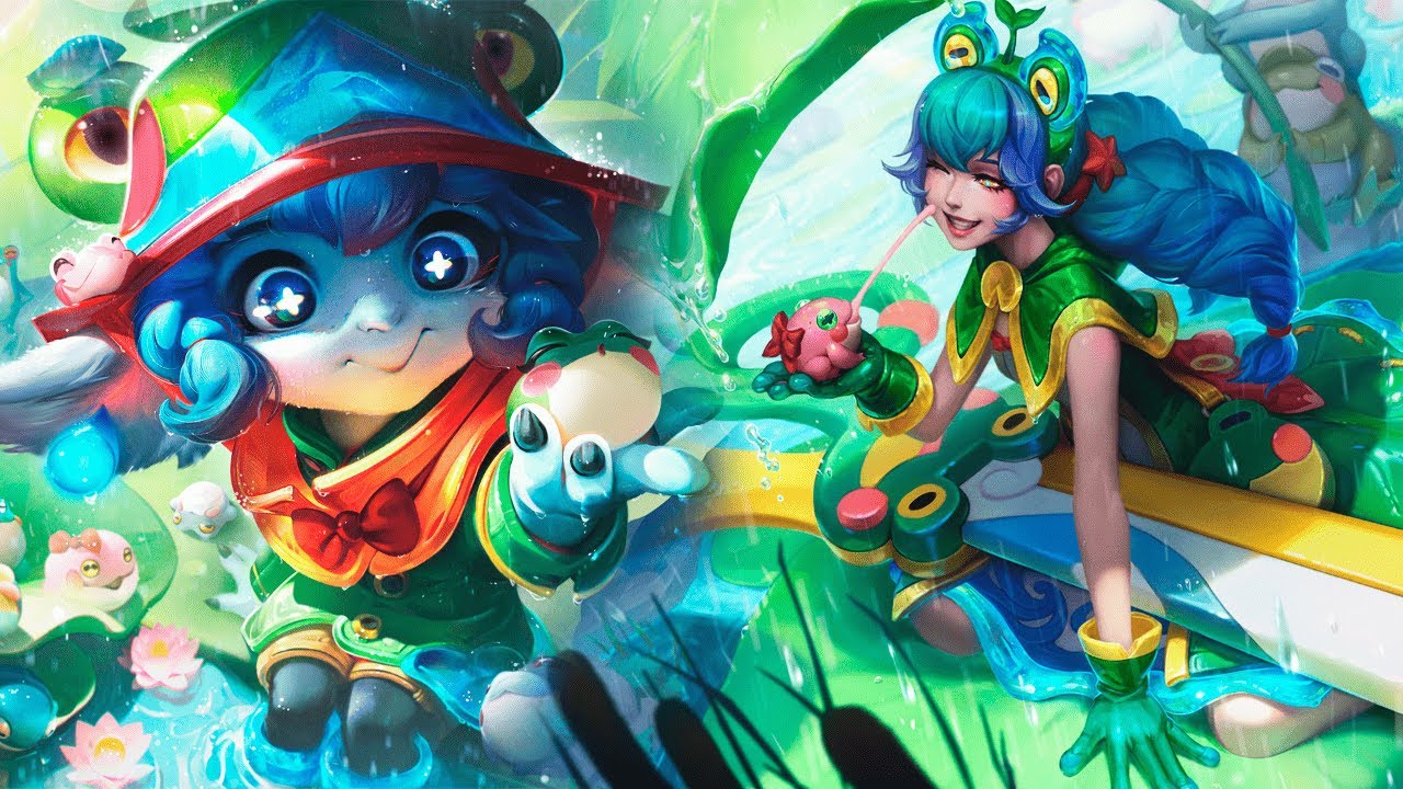 NEW Rain Shepherd Gwen, Tristana & Jinx Skin Update Splash Art - League ...