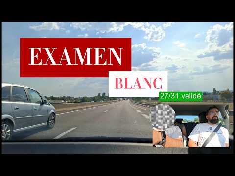 Examen Blanc parcours 4📝🚗 | امتحان آزمایشی کامل  / parcours d'examen Dijon