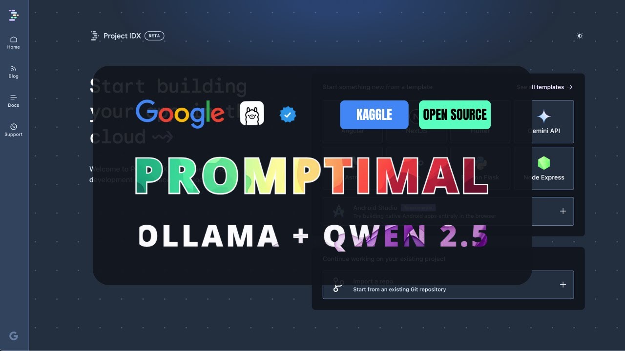 Promptimal + Ollama + Google IDX: Best Open Source Prompt Optimizer - YouTube