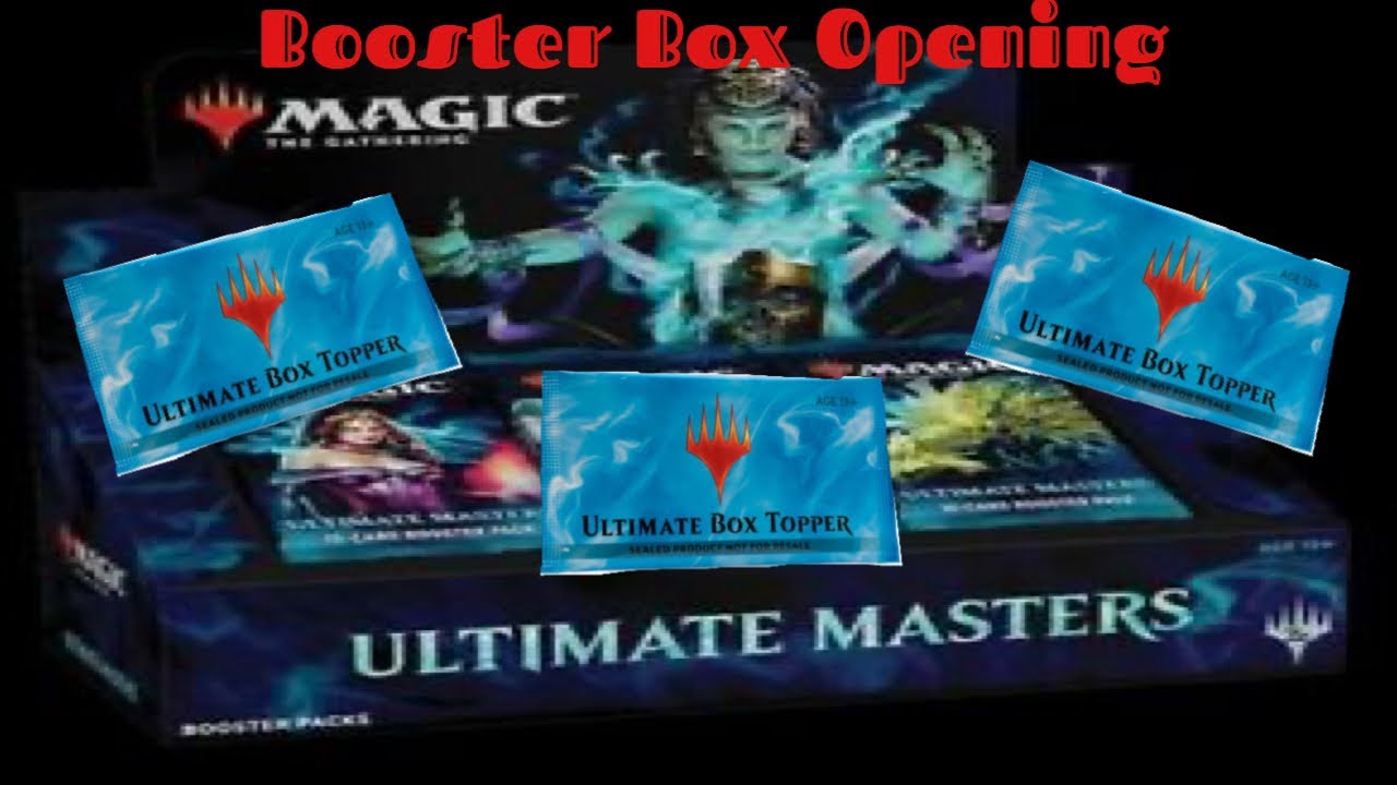 Ultimate Masters Booster Box Opening! Big hits or big Miss??? - YouTube