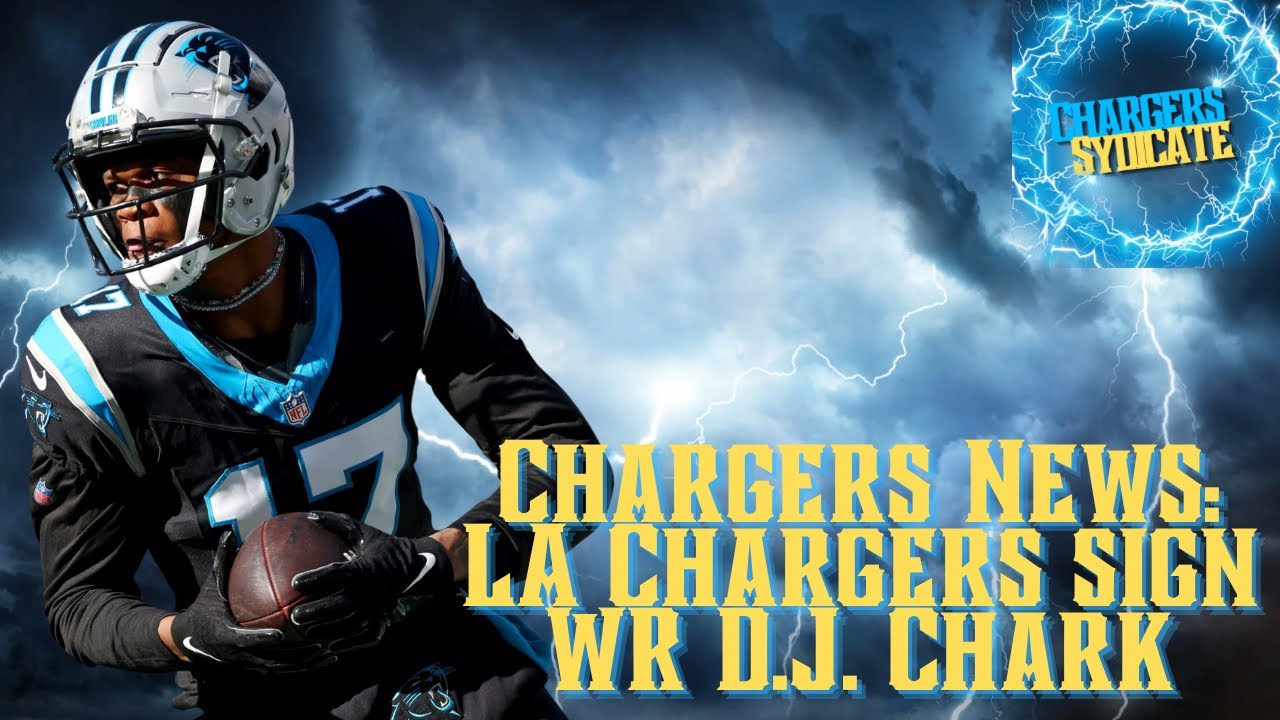 Chargers News: LA Chargers sign WR D.J. Chark - YouTube