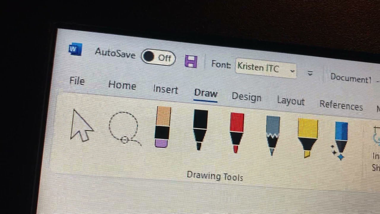 I Now have the Draw Tool on PowerPoint and Word on my Windows Laptop ...