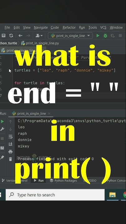 How To Print In Python Without Adding A New Line! - YouTube