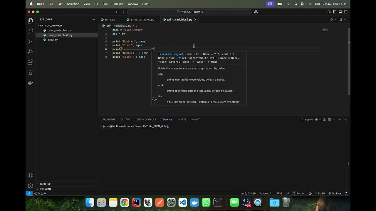 4. Concatenar Variables en Python | Combina Texto y Números - YouTube