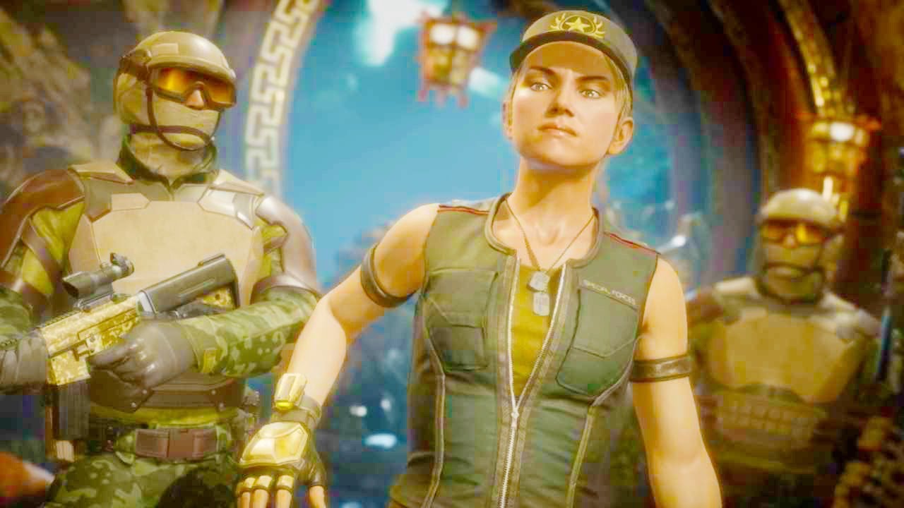 Mortal Kombat 11 PC - Sonya First Round Knockout Skin Performs Intro ...
