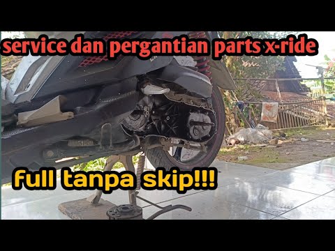 Service cvt yamaha x-ride 115 dan pergantian parts - YouTube