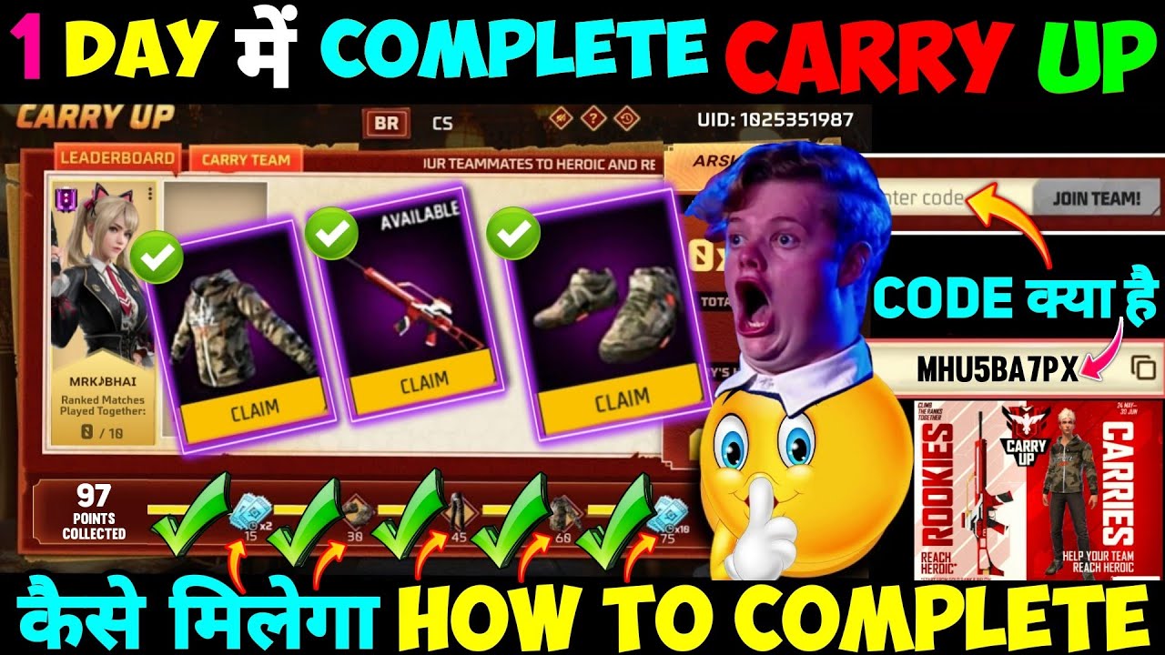 HEROIC CARRY UP MISSION KAISE COMPLETE KAREN ? NEW HEROIC CARRY UP ...