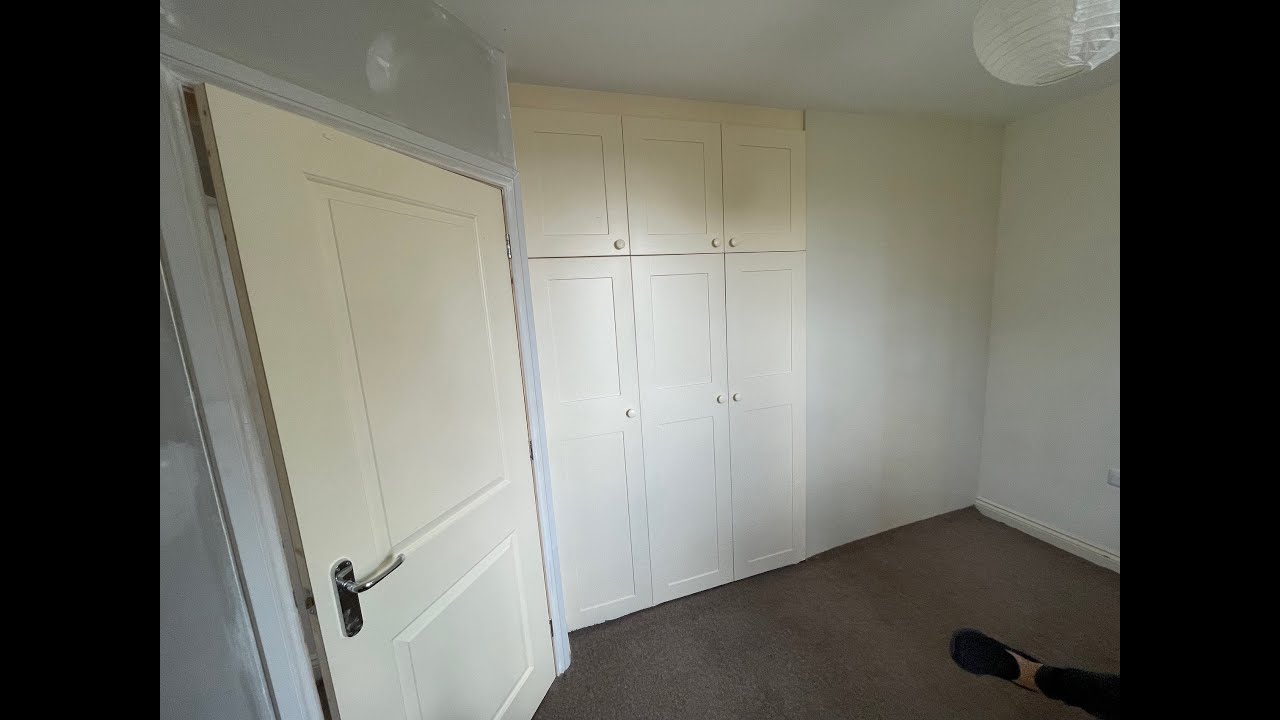 Finish & Install Room Splitting Wardrobes Part 2 - YouTube