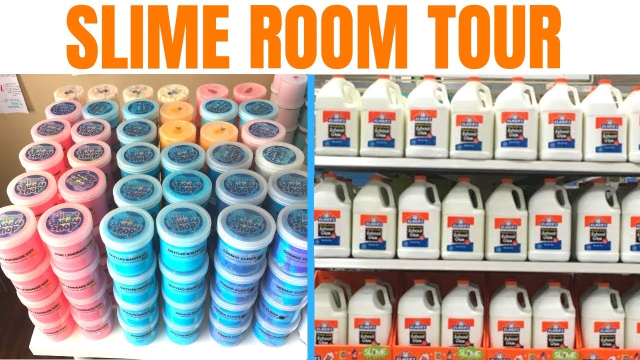 SLIME ROOM TOUR! Slimeshadyshop Slime Room Tour! - YouTube