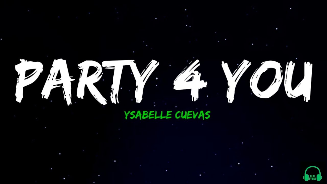 Party 4 You - Ysabelle Cuevas “Version “ ||Lyrics "Tagalog Version ...