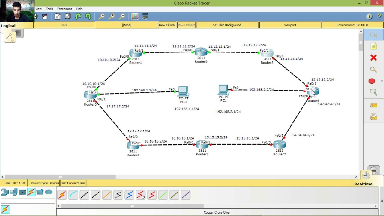 Tutorial Cisco Packet Tracer Routing Statik - YouTube