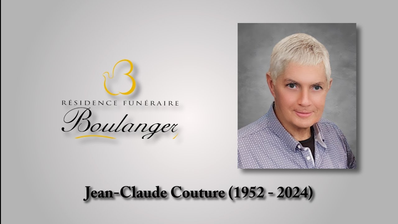 Jean-Claude Couture (1952 - 2024) - YouTube
