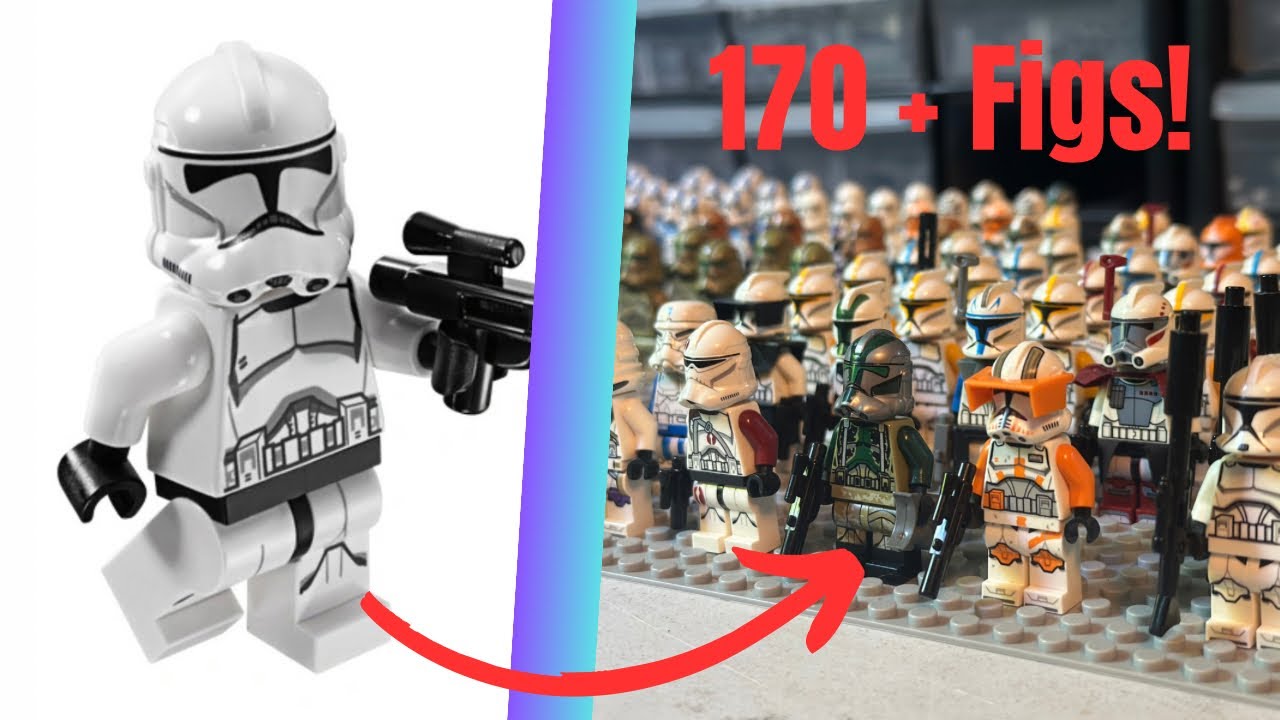 Building a HUGE LEGO Clone Army! LEGO Clone Army Update 3 - YouTube