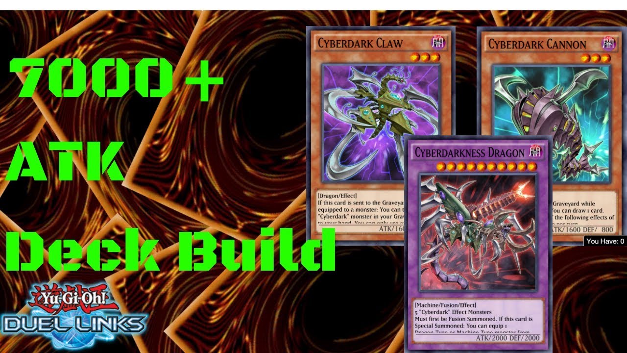 Cyberdarkness Dragon Deck [Yu-Gi-Oh! Duel Links] - YouTube