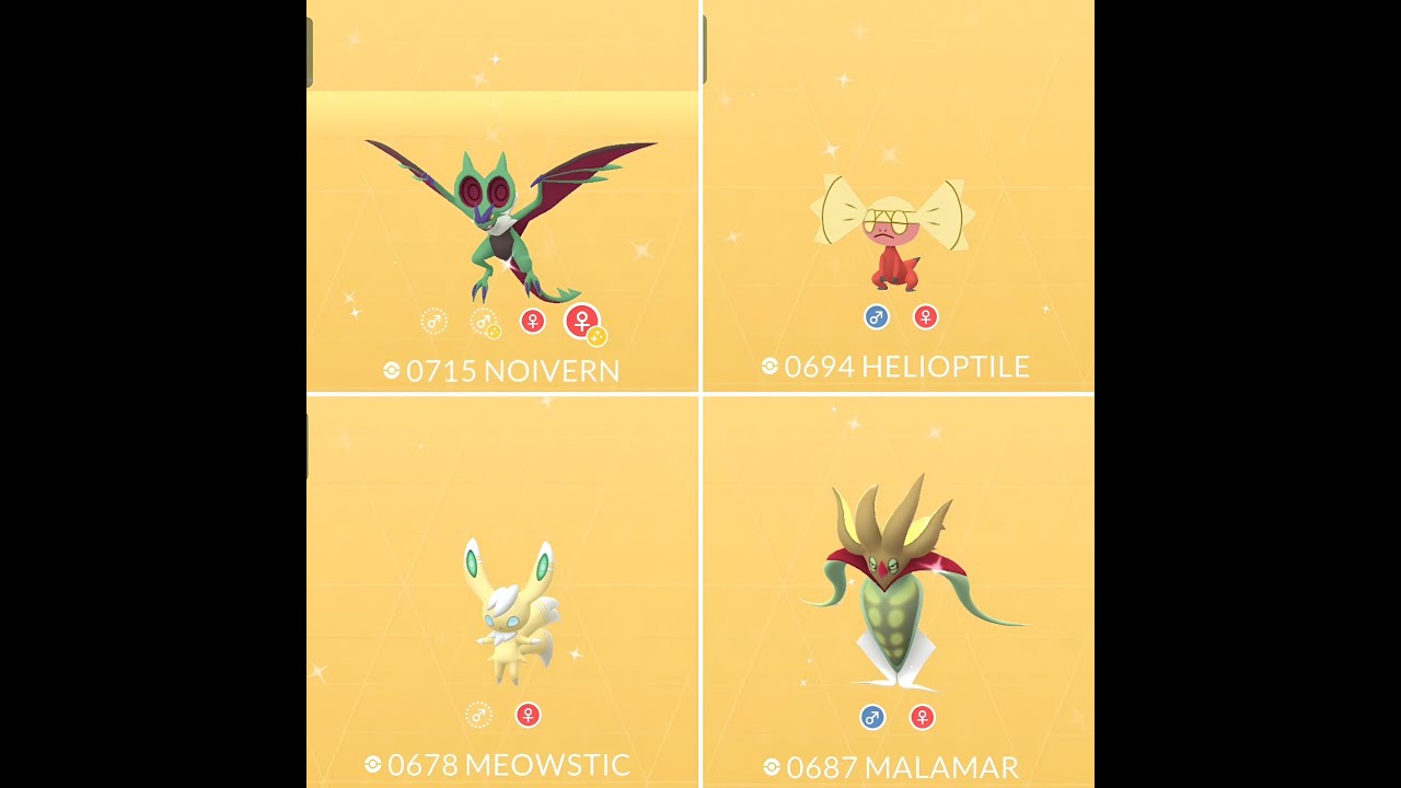 My Shiny Pokedex Pokémon GO [Kalos] - YouTube