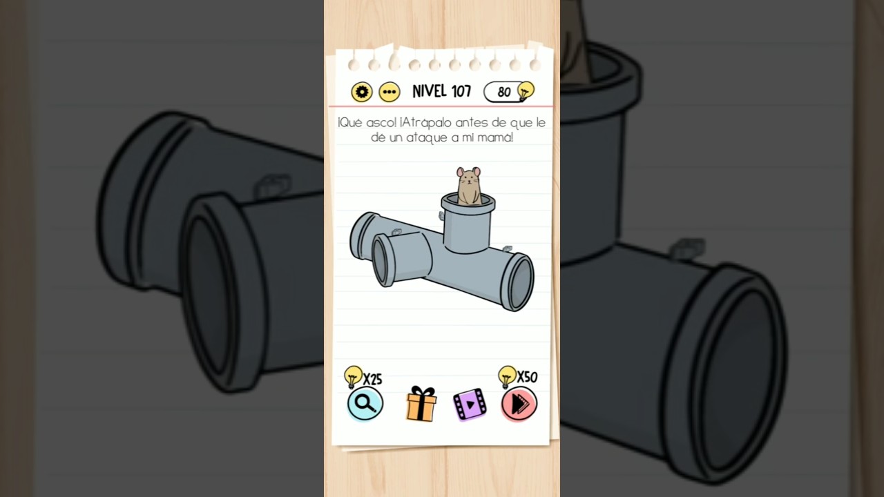 Brain Test | Nivel 107 - ¡Qué asco! ¡Atrápalo antes de que le dé un ...