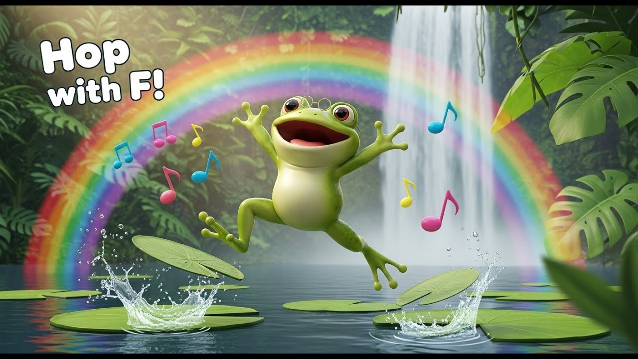 F Is for Frog, Small and Cute | Educational Kids Song | Preschool Sing ...