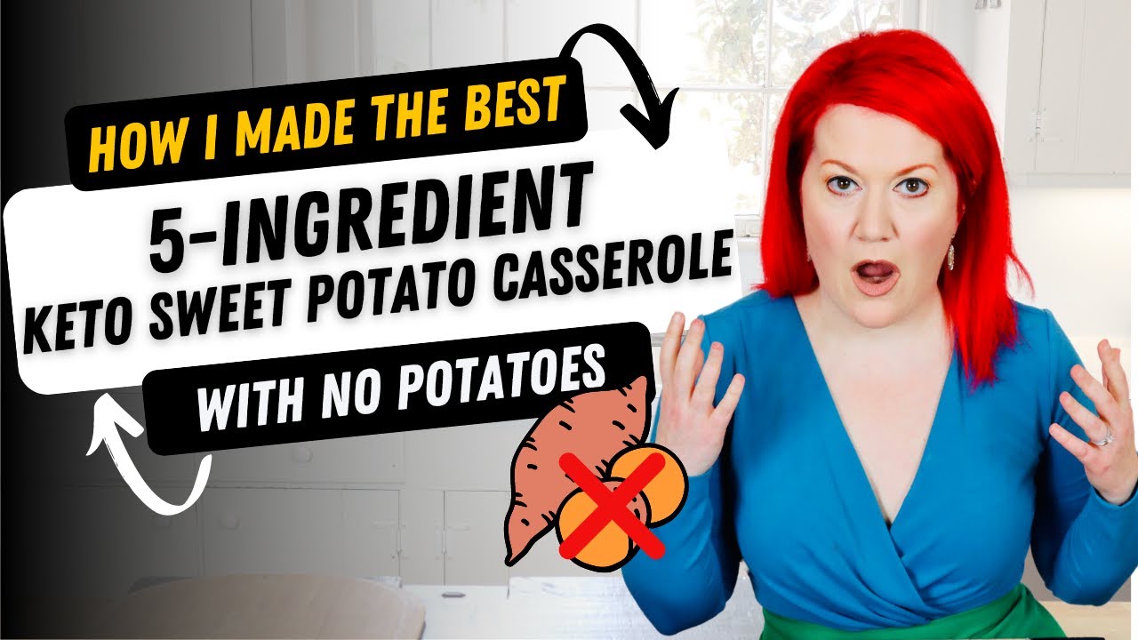 This Low Carb Sweet Potato Casserole has NO SWEET POTATOES & is the ...