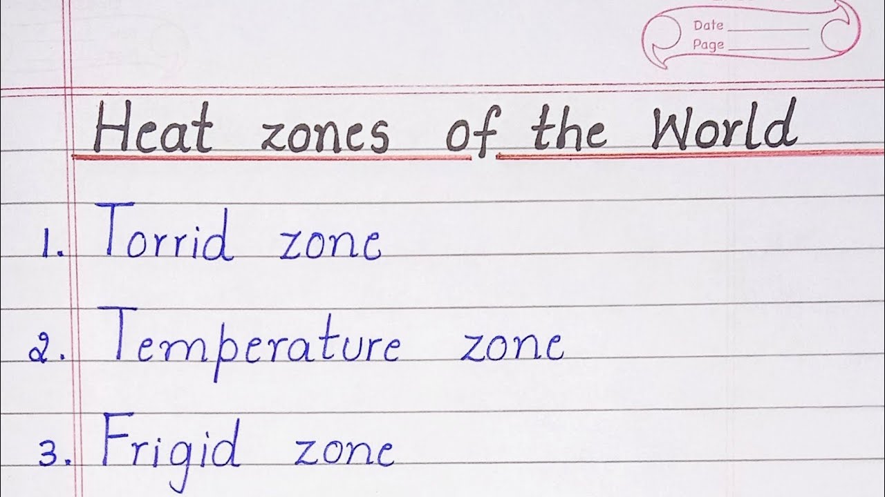Heat zones of the world - YouTube