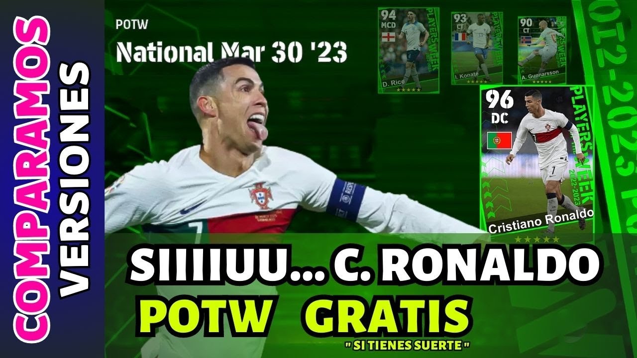 POR FIN!! C.RONALDO POTW || Comparamos Versiones y encuentro una ...