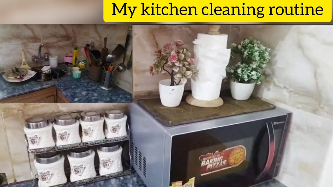 my kitchen cleaning routine vlog | busy mom life | how I clean my ...