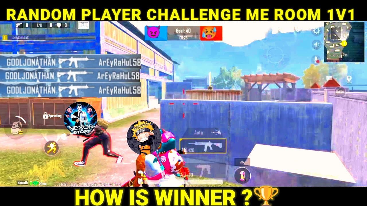 Random player challenge 1v1 ROOM 🥵@GIRPANNAYT HOW IS WINNER ? - YouTube