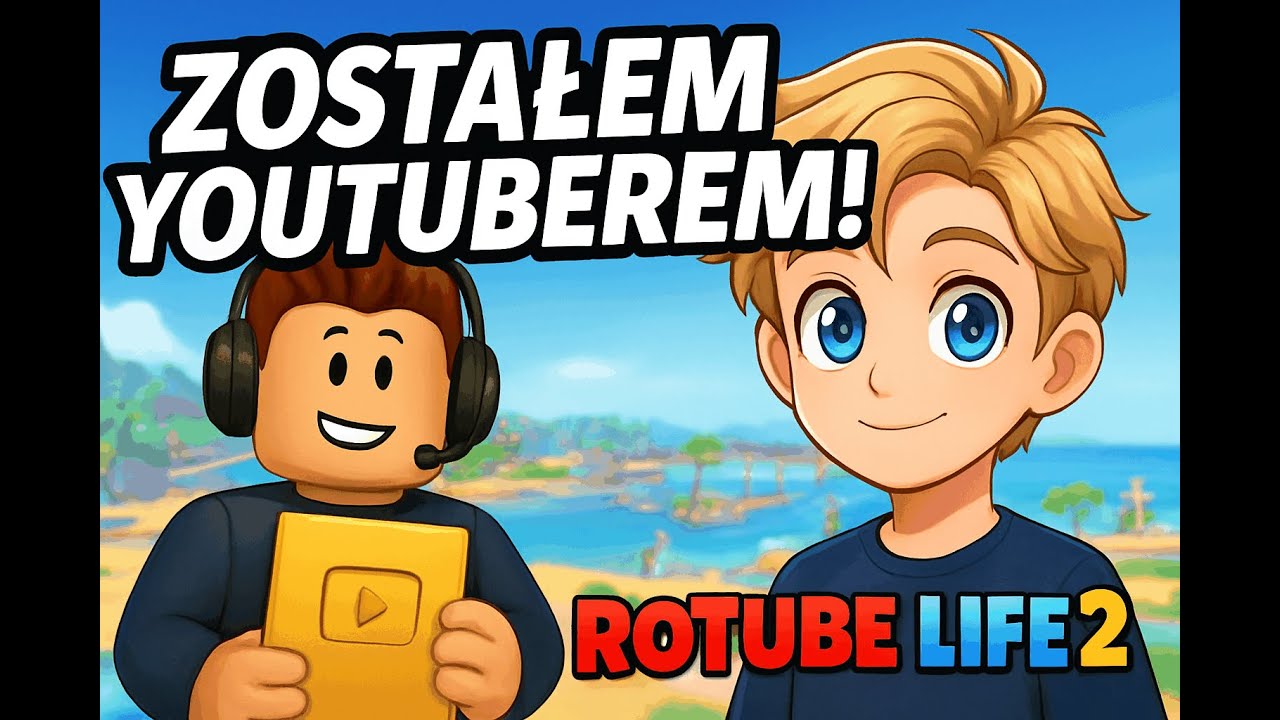 ZOSTAŁEM YOUTUBEREM W ROBLOX! 😱💻 | Życie RoTube 2 - YouTube