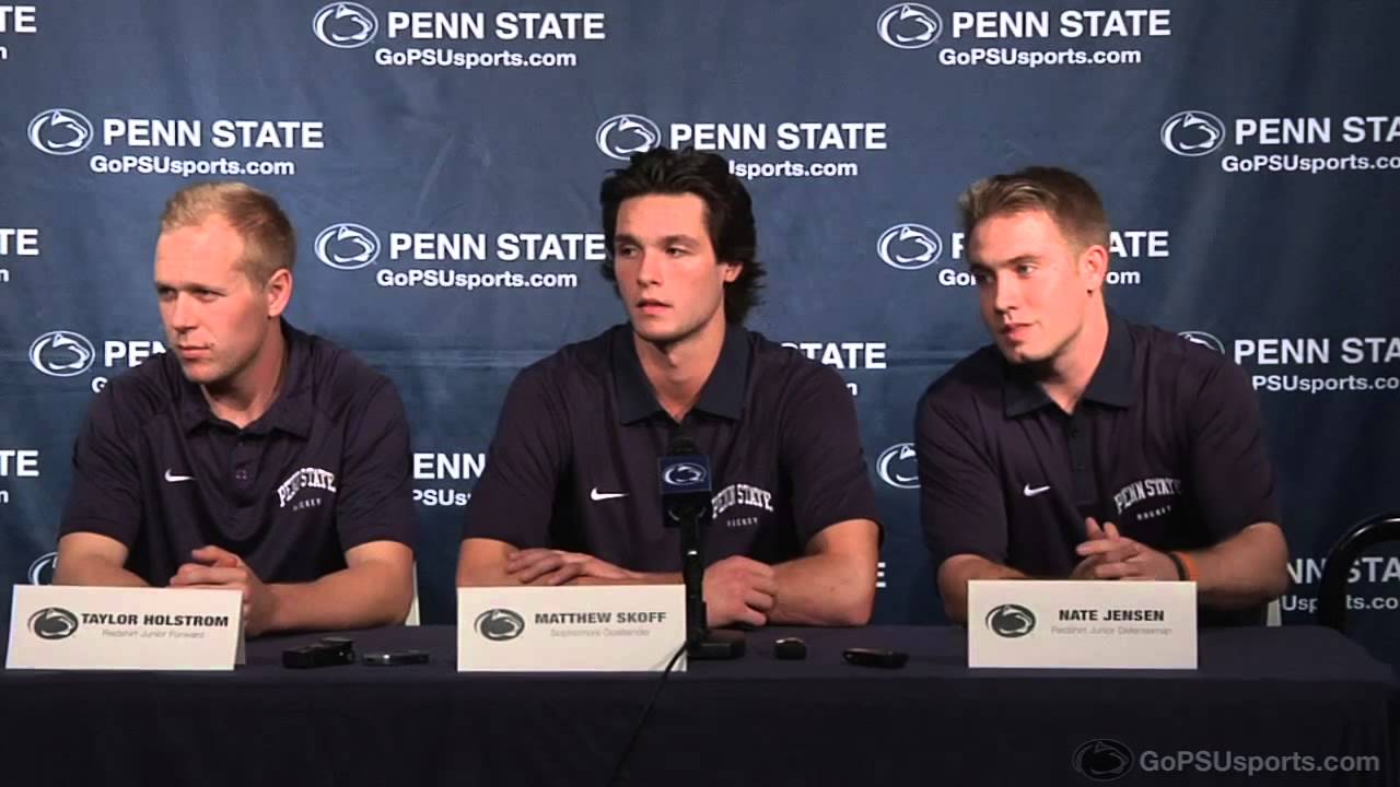 Men's Hockey Media Day - Player Press Conference (Group 1) - YouTube