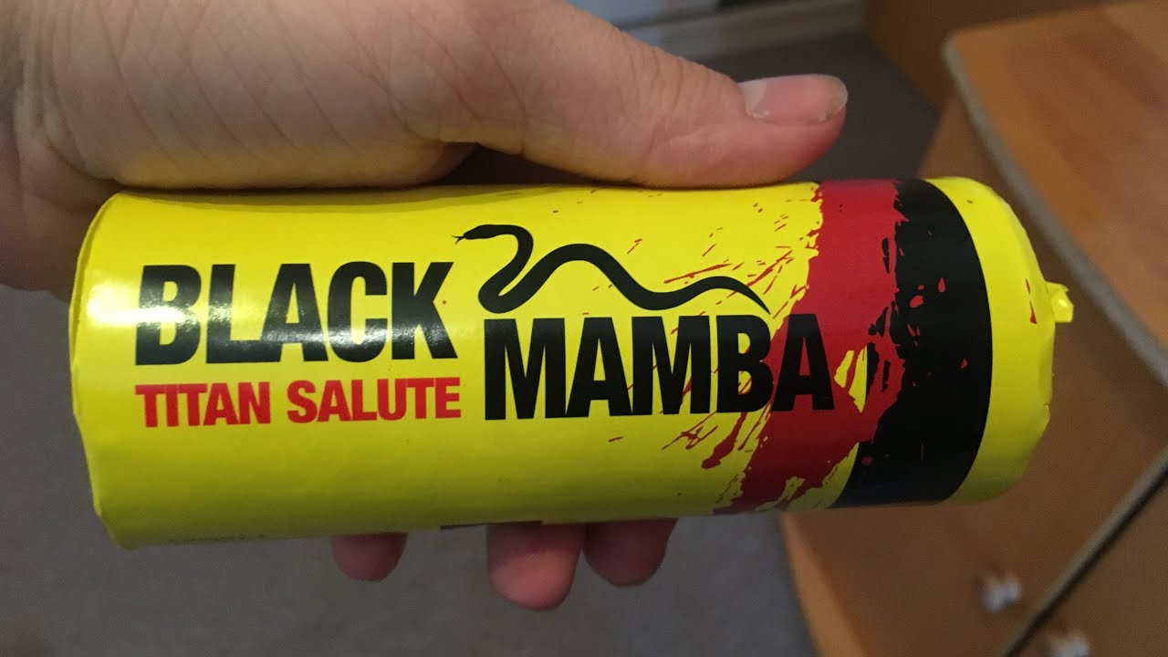 Black Mamba Titan Salute 60 gram NEC, Pyrotechnica Alberto - YouTube