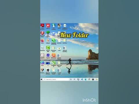 How to Create New Folder in Laptop | Computer me folder kasie banaya ...